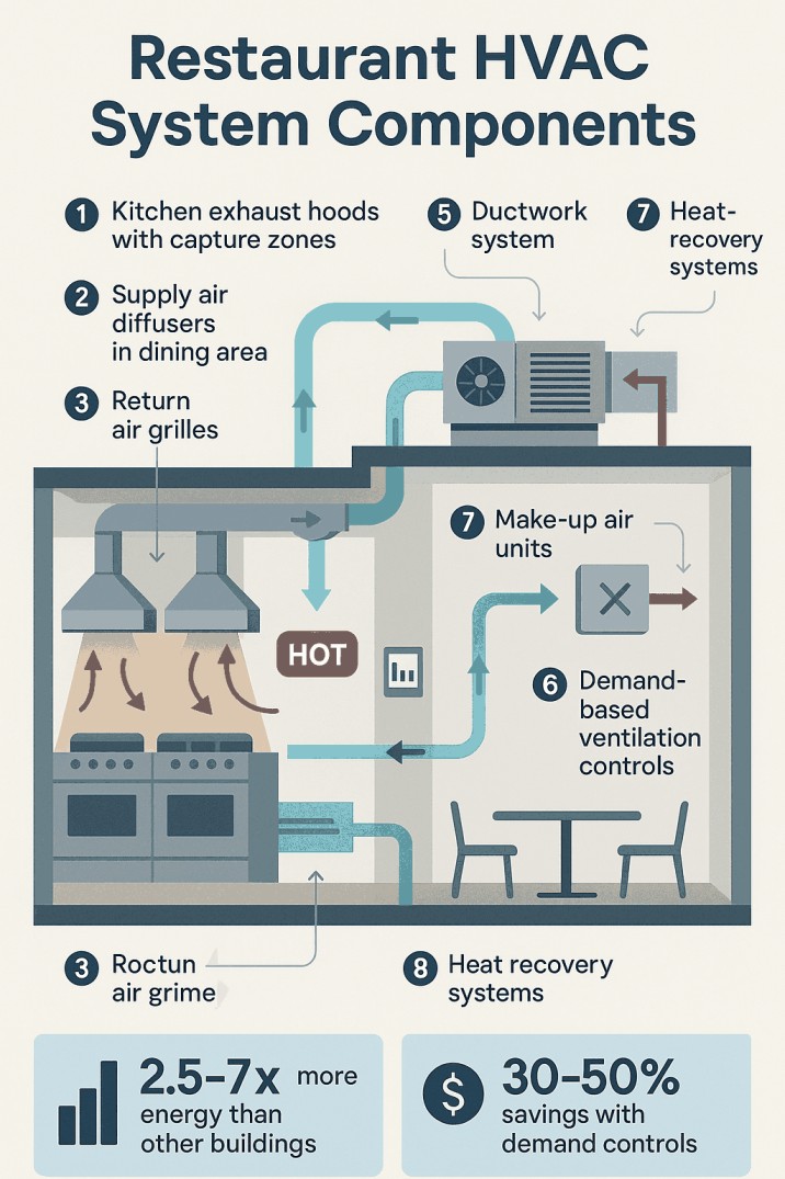 Balancing Kitchen Heat and Dining in Restaurant HVAC Systems
